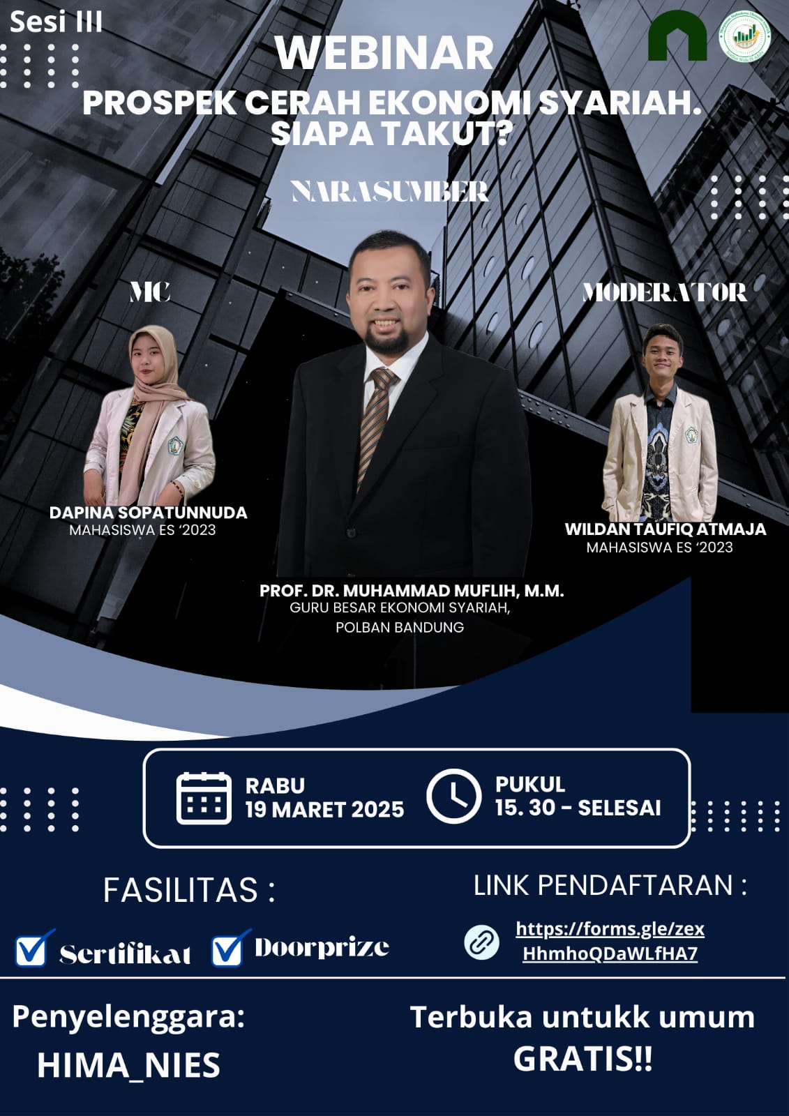 HIMA_NIES Institut Nida El Adabi Sukses Gelar Webinar Ekonomi Syariah ...